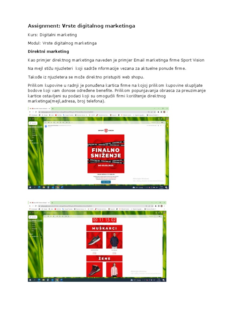 Assignment Digitalni Marketing | PDF