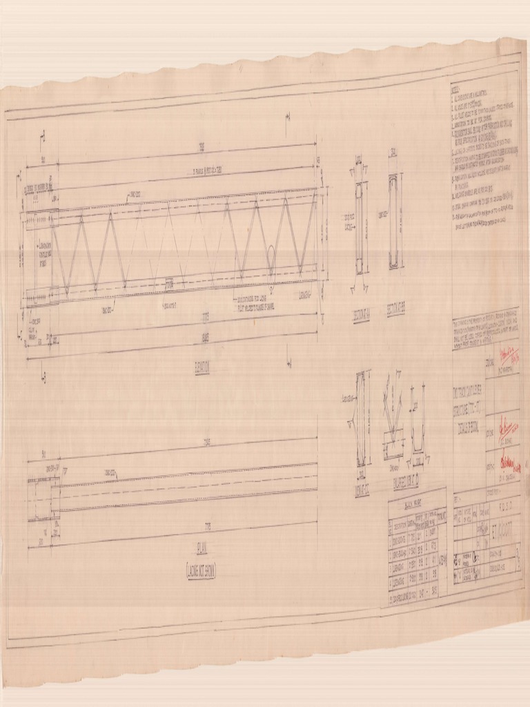 Two Track Cantilever Structures (TTC-17) Details of Boom | PDF