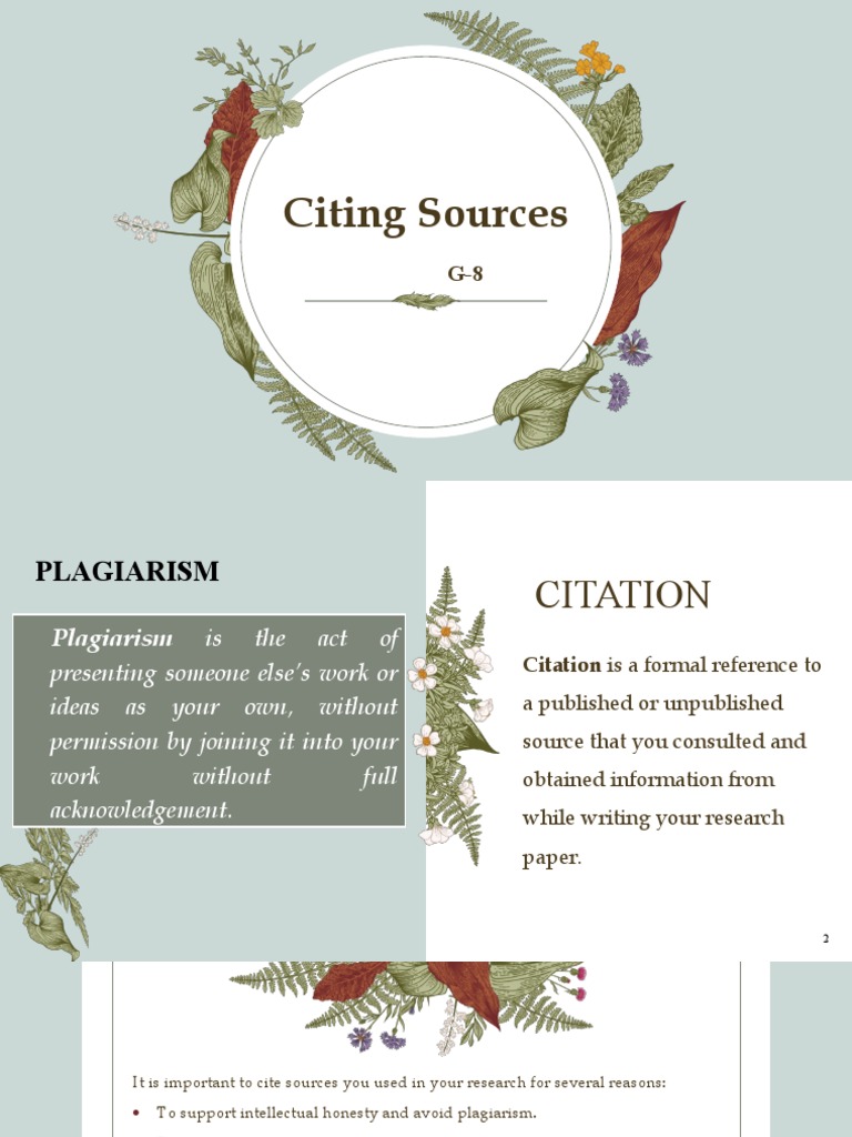 Citing Sources | PDF