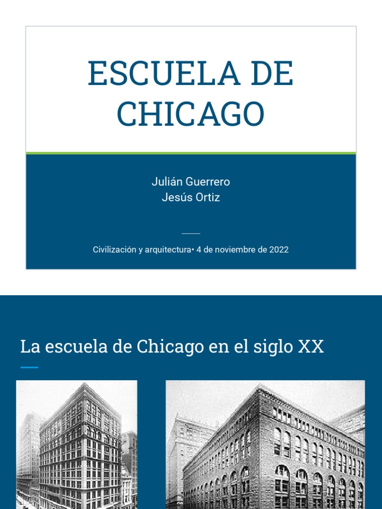 Escuela de Chicago | PDF