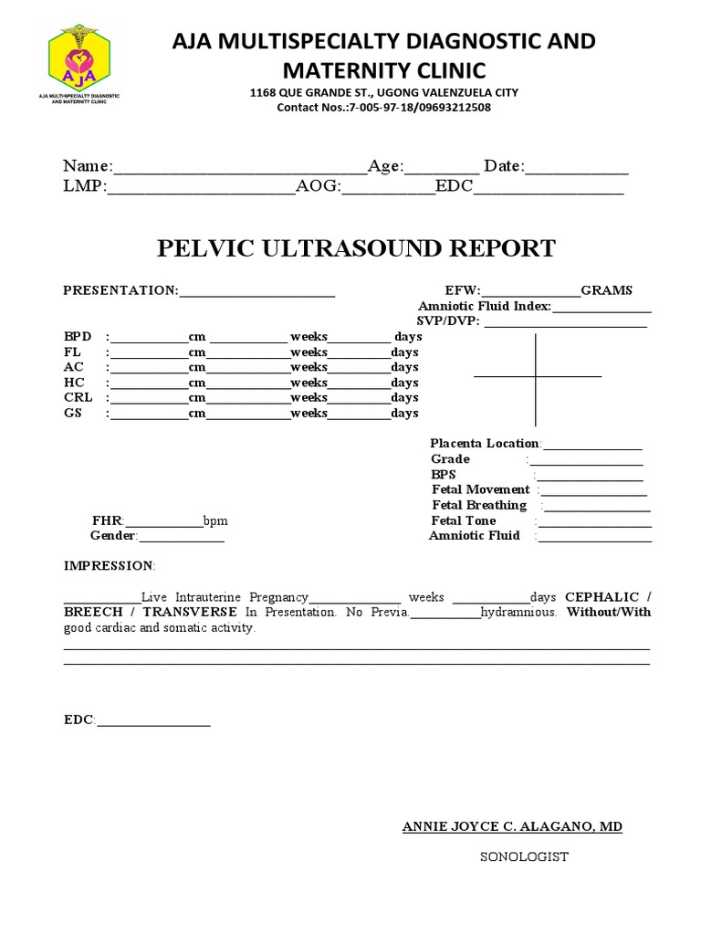 PELVIC UTZ | PDF