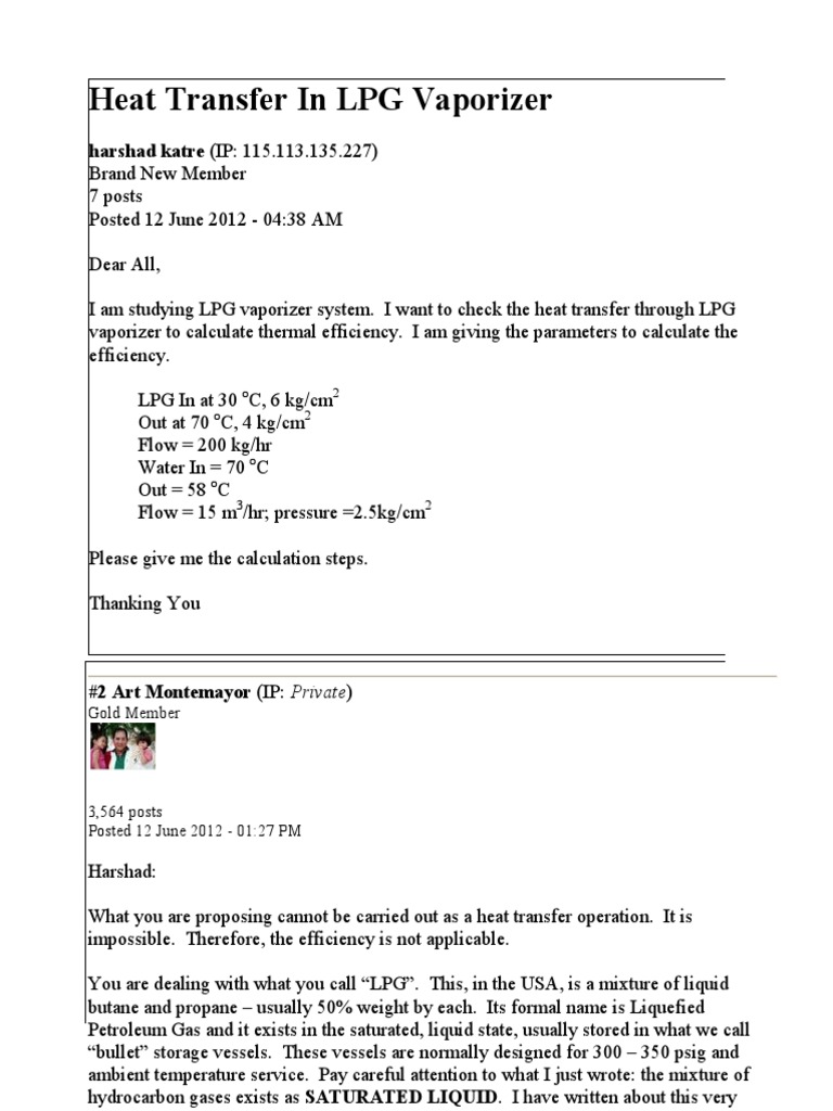 LPG Vaporization Rev1 | PDF | Liquefied Petroleum Gas | Propane