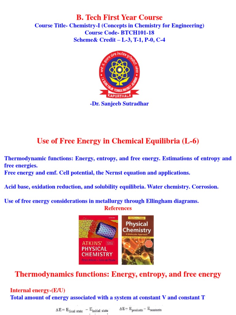 Module 4 | PDF | Gibbs Free Energy | Entropy