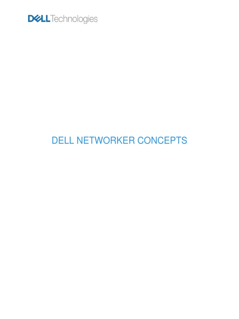 Dell NetWorker Concepts PDF | PDF
