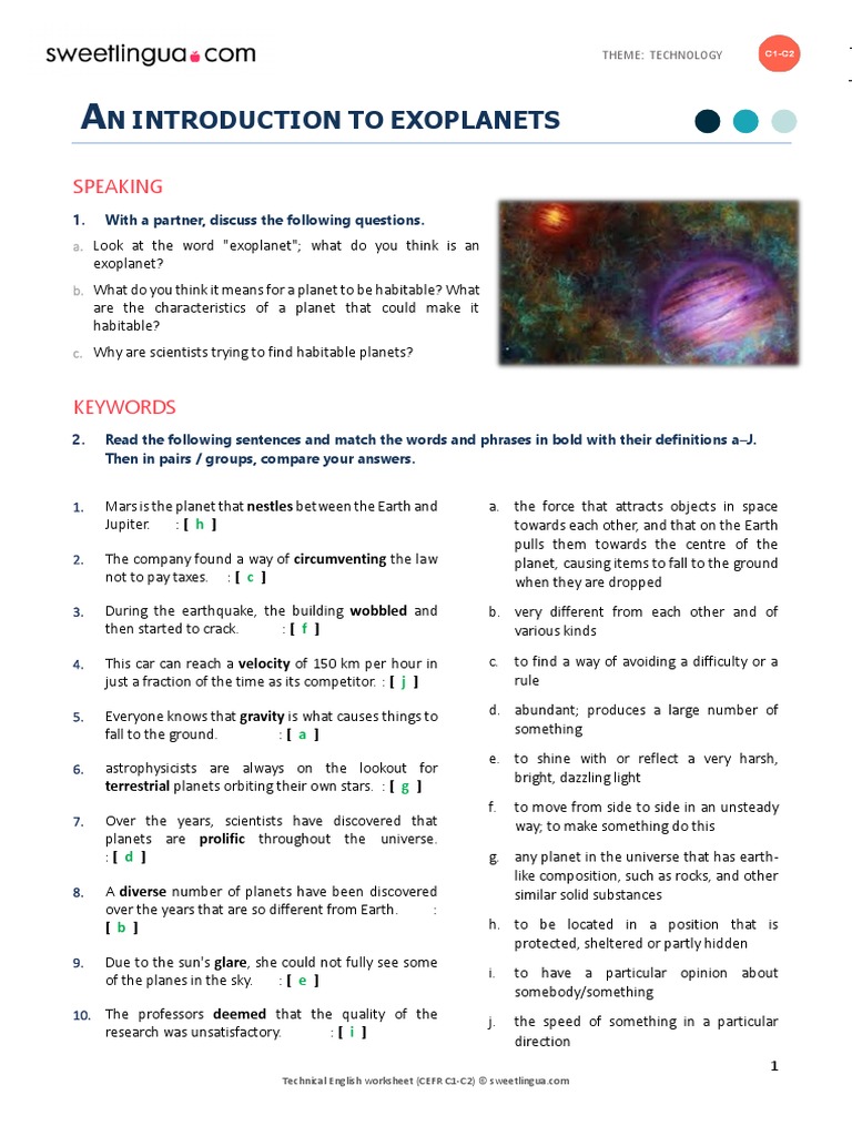 Understanding Exoplanets Teachers | PDF