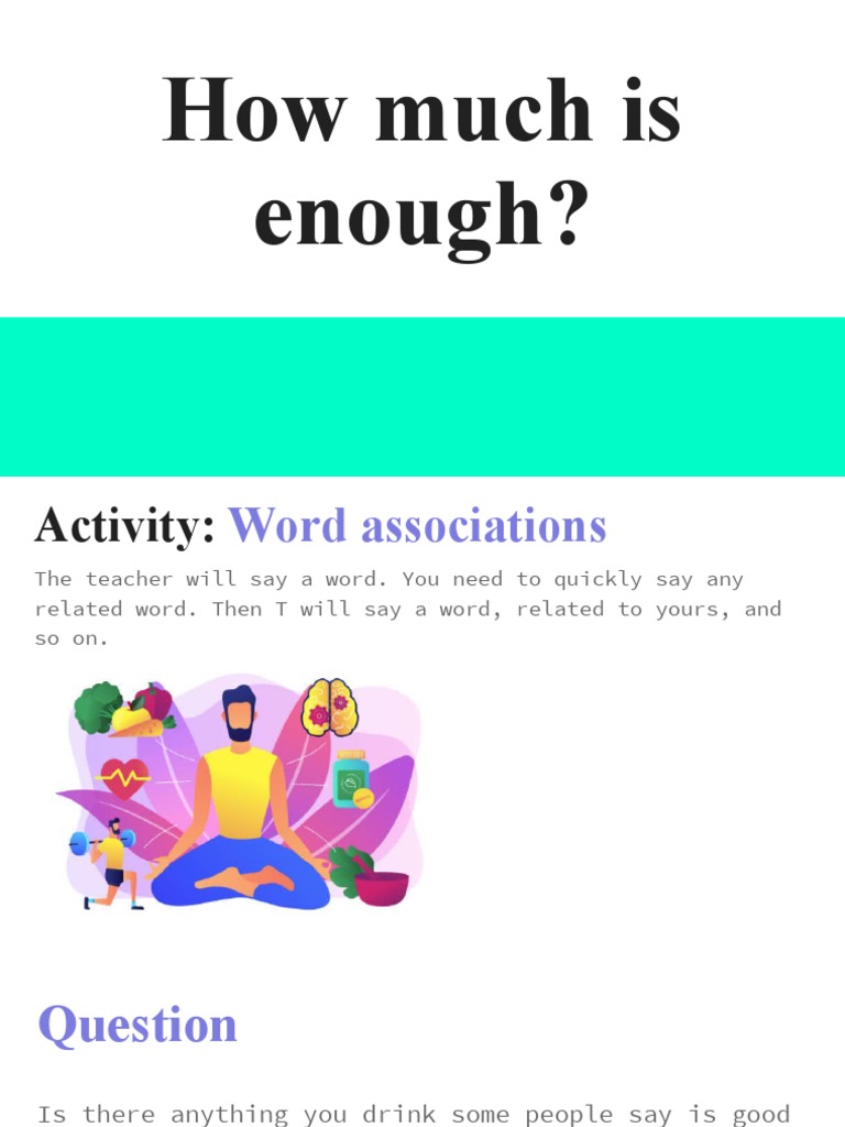 How Much Is Enough | PDF