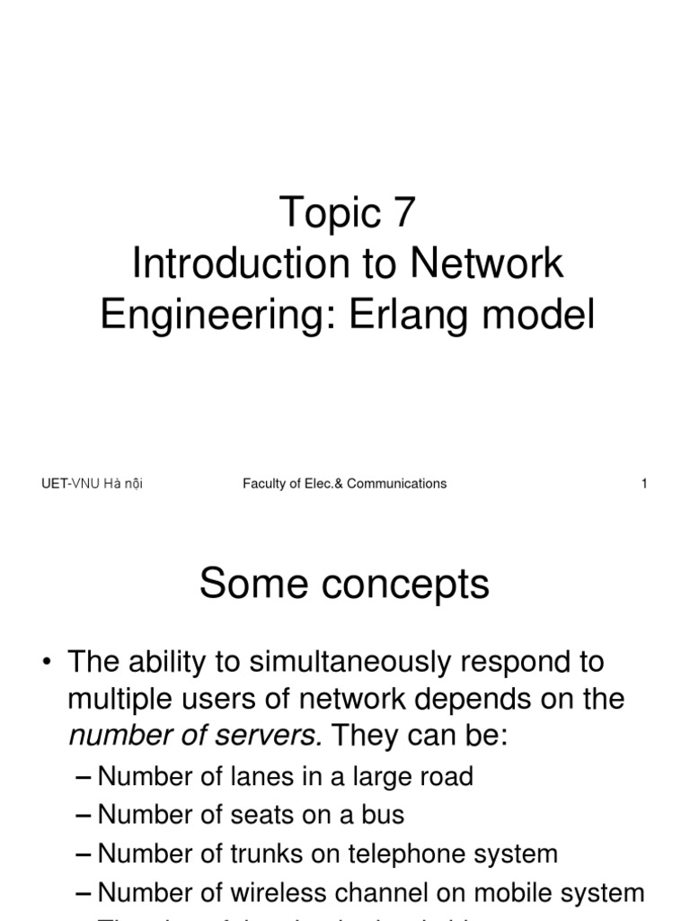 Unit 7 Traffic Model | PDF