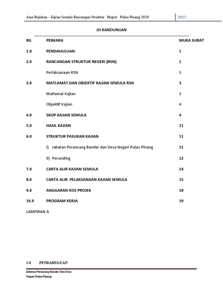 Isi Kandungan Matlamat Dan Objektif Kaji | PDF