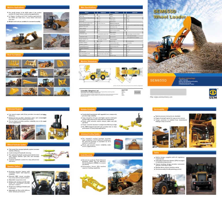 Sem 655D | PDF | Brake | Pump