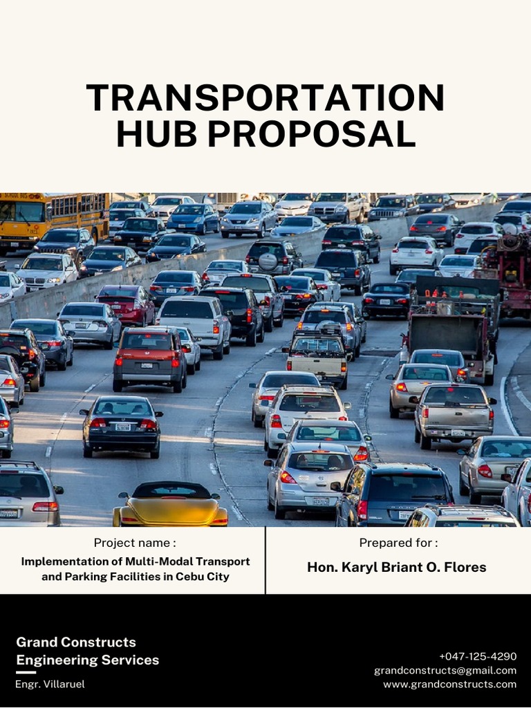 Implementation of Multi-Modal Transport and Parking Facilities in Cebu ...