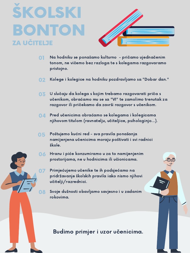 Školski Bonton Za Učitelje | PDF