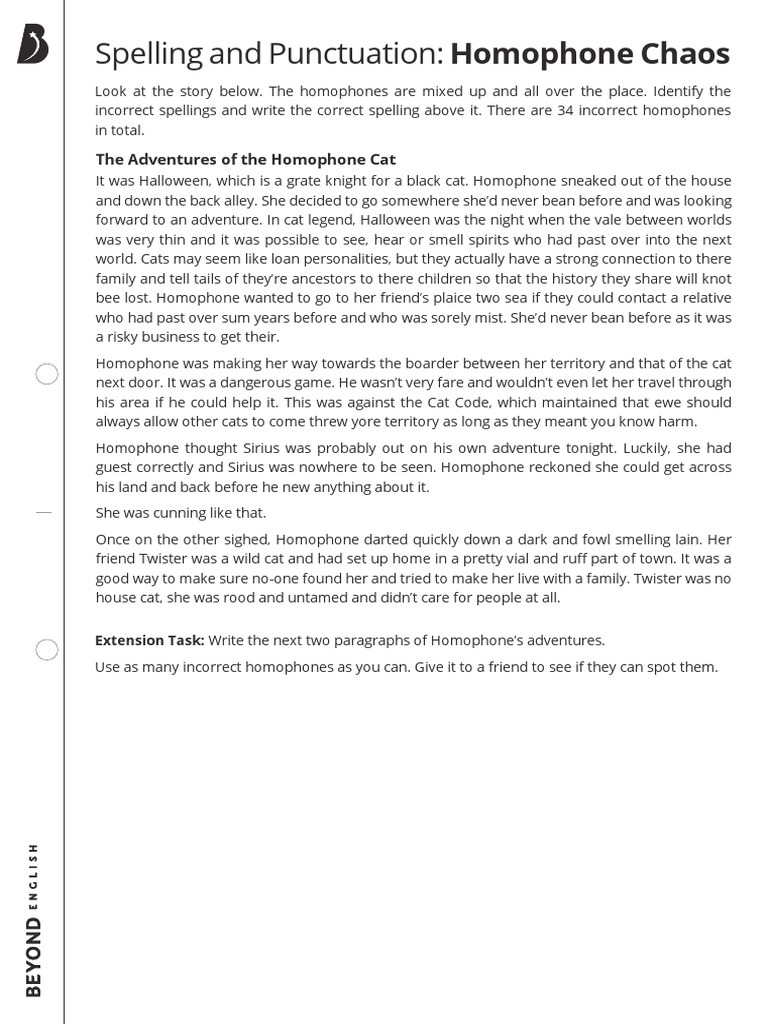 T4-E-108-Spelling-and-Punctuation-Homophone-Chaos-Activity-Sheet_ver_5 ...