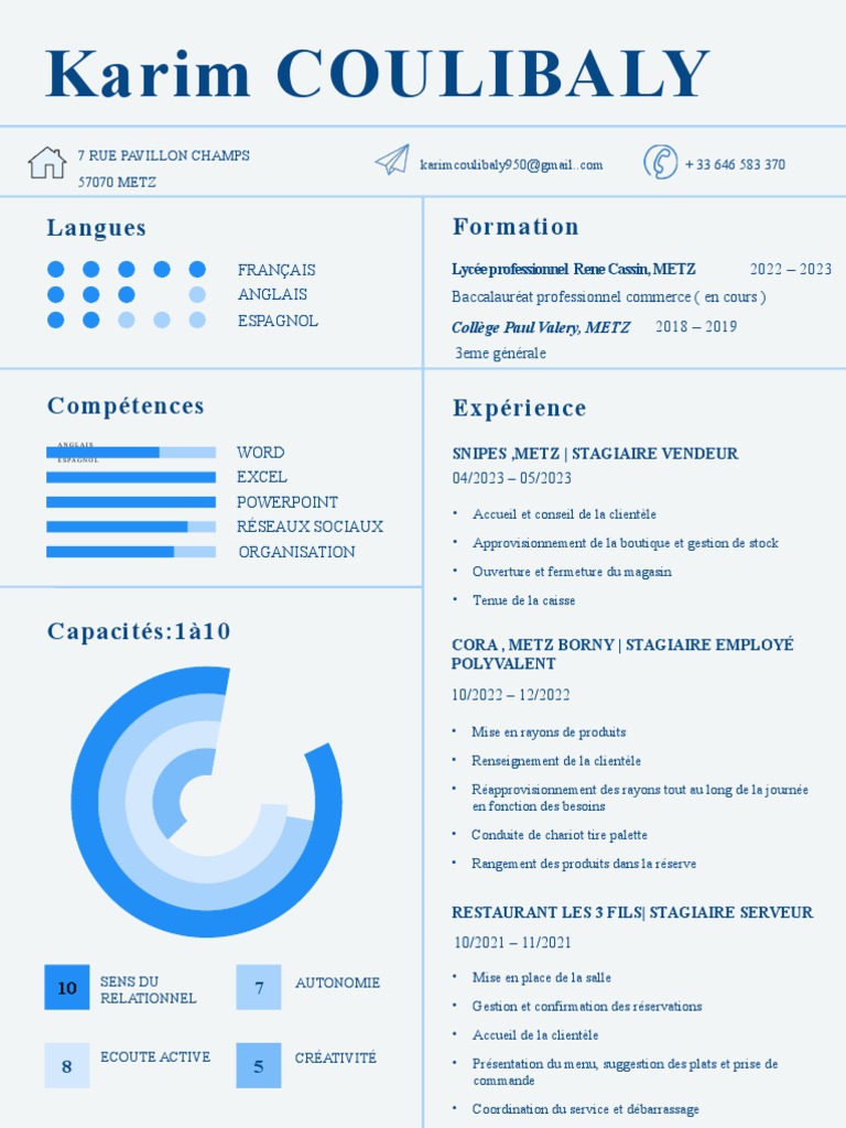 CV Karim Coulibaly | PDF