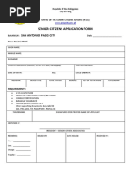 Senior Citizen Data Form | PDF | Chronic Condition | Income