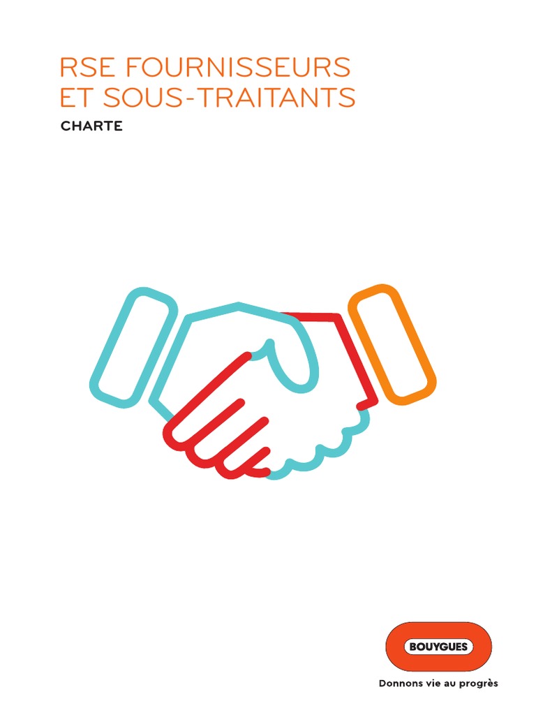 Charte Rse Fournisseurs Et Sous Traitants | PDF
