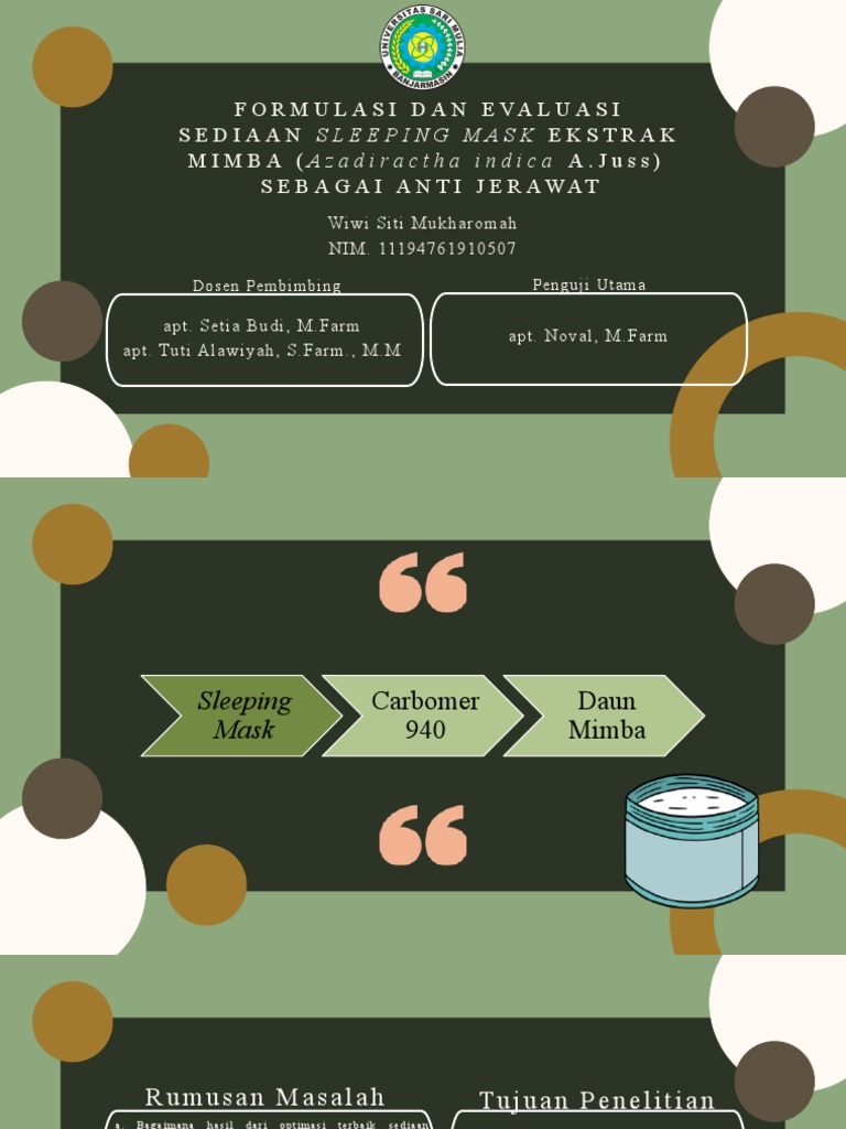 (Fix) PPT Semhas Wiwi Siap Konsul Dan Maju | PDF