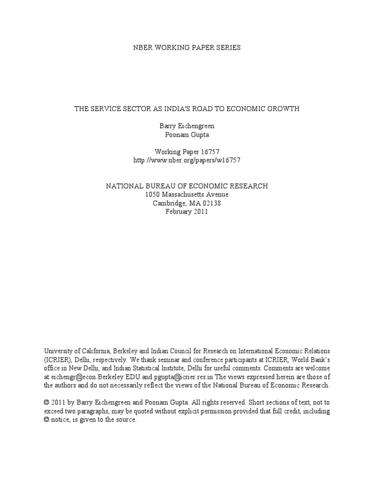 Service Sector | PDF