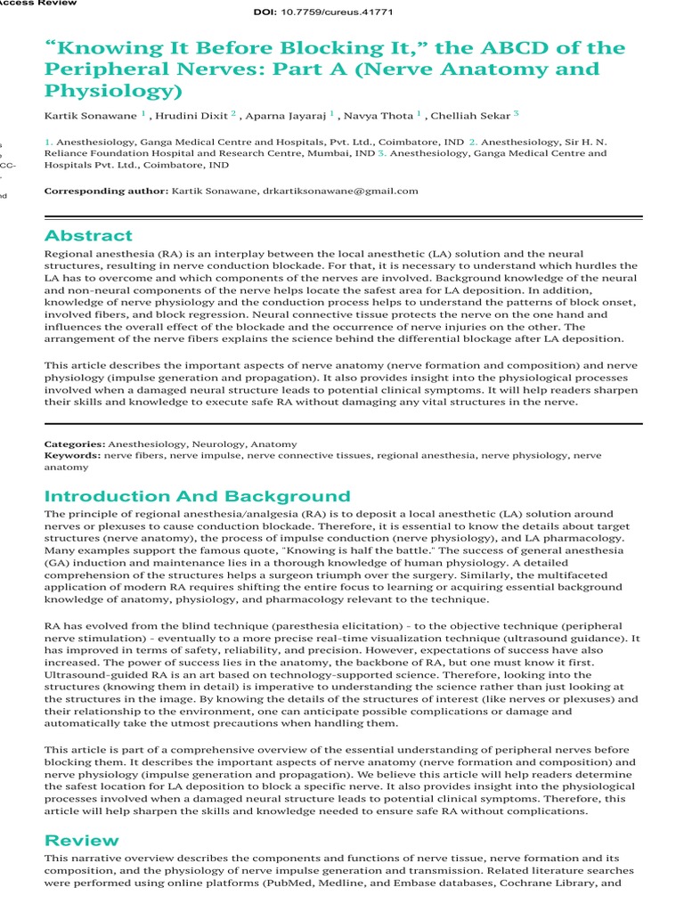 ABCD of Peripheral Nerves Cropped | PDF