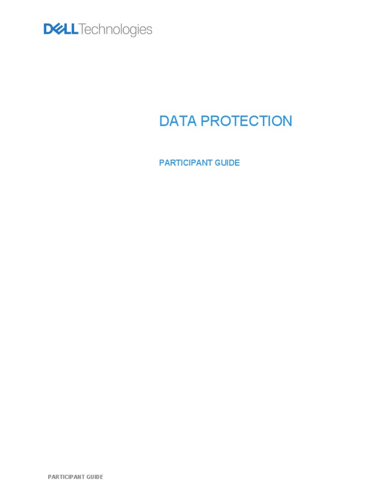 Data Protection Participant Guide PDF | PDF | Backup | Replication (Computing)