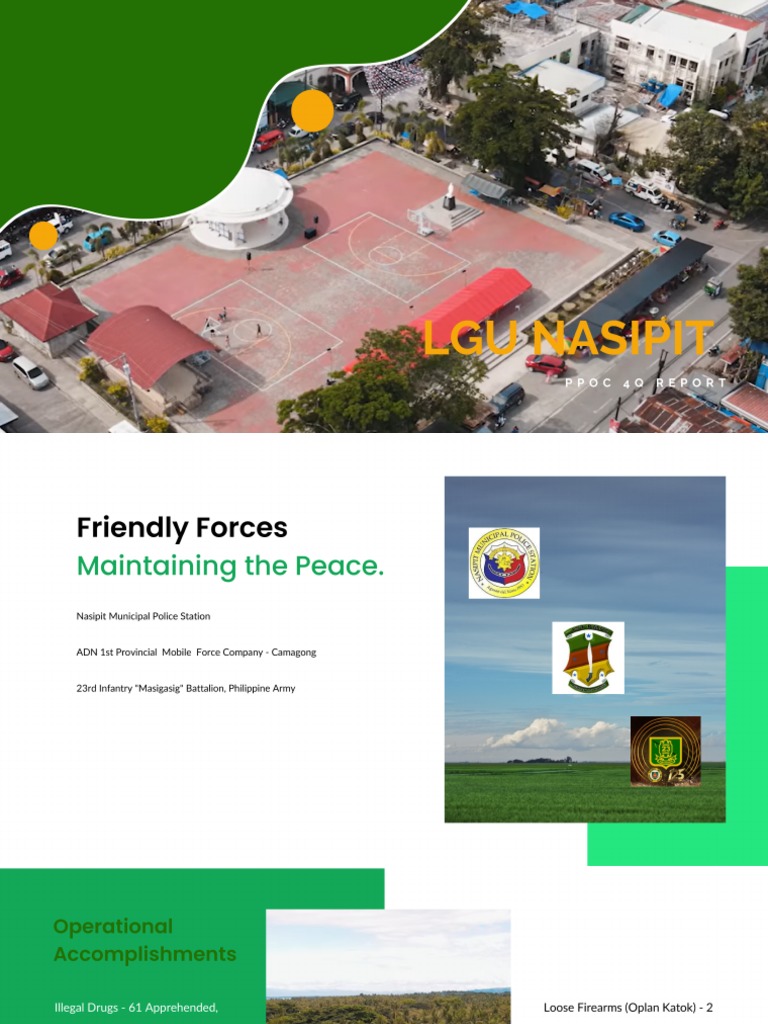 LGU Nasipit PPOC 4Q Report | PDF