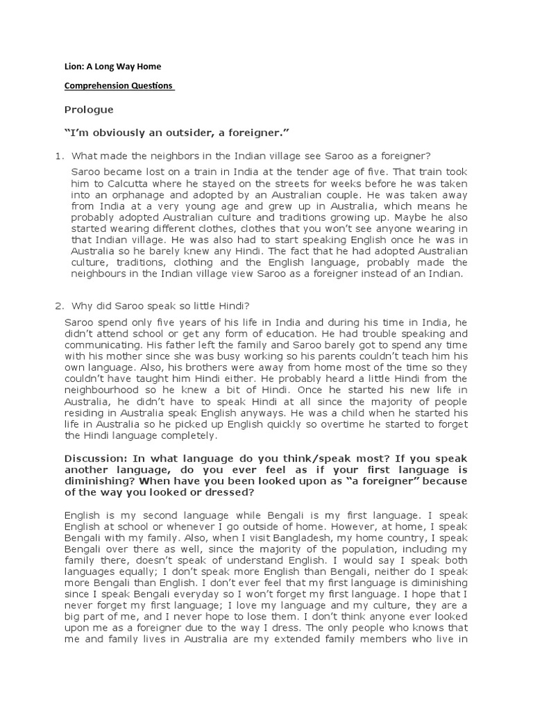 WebView - Attachment - Lion Comprehension Questions - Prologue To Chap ... WebView - Attachment - Lion Comprehension Questions - Prologue To Chap ...
