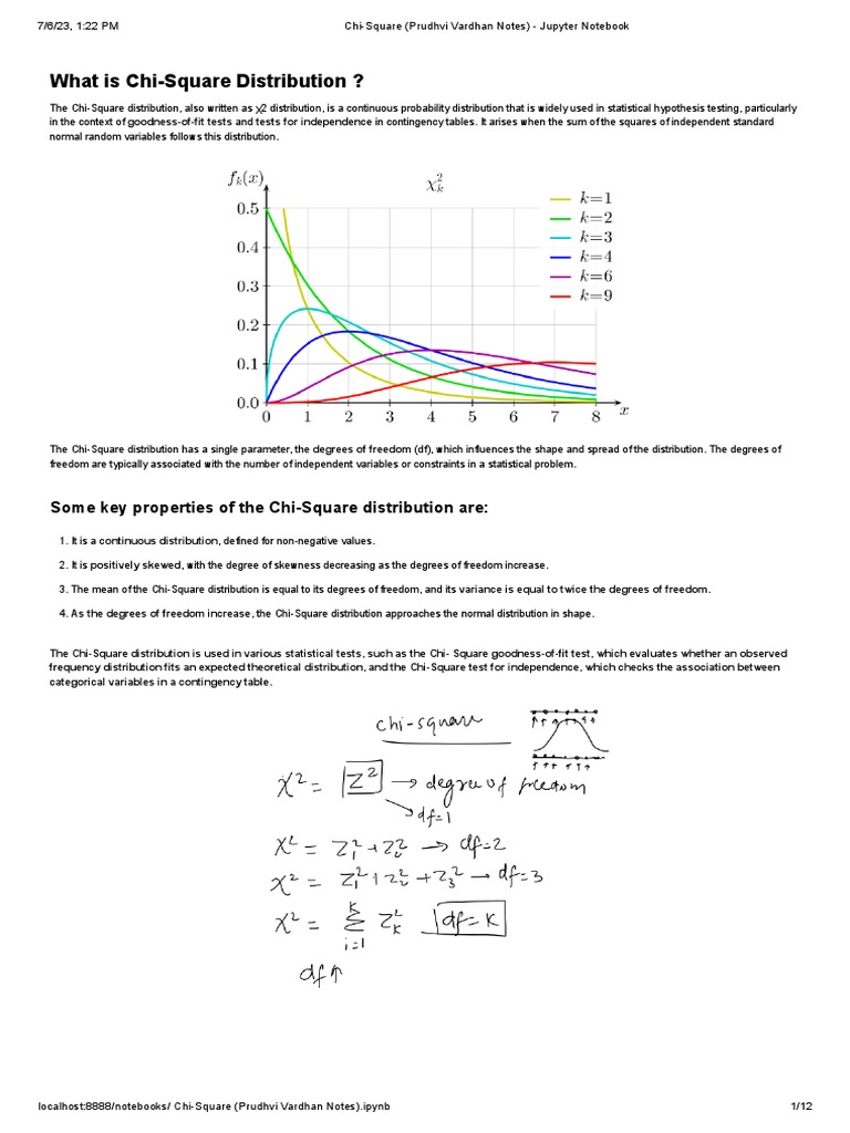 Chi Square Testing Statistics Pdf