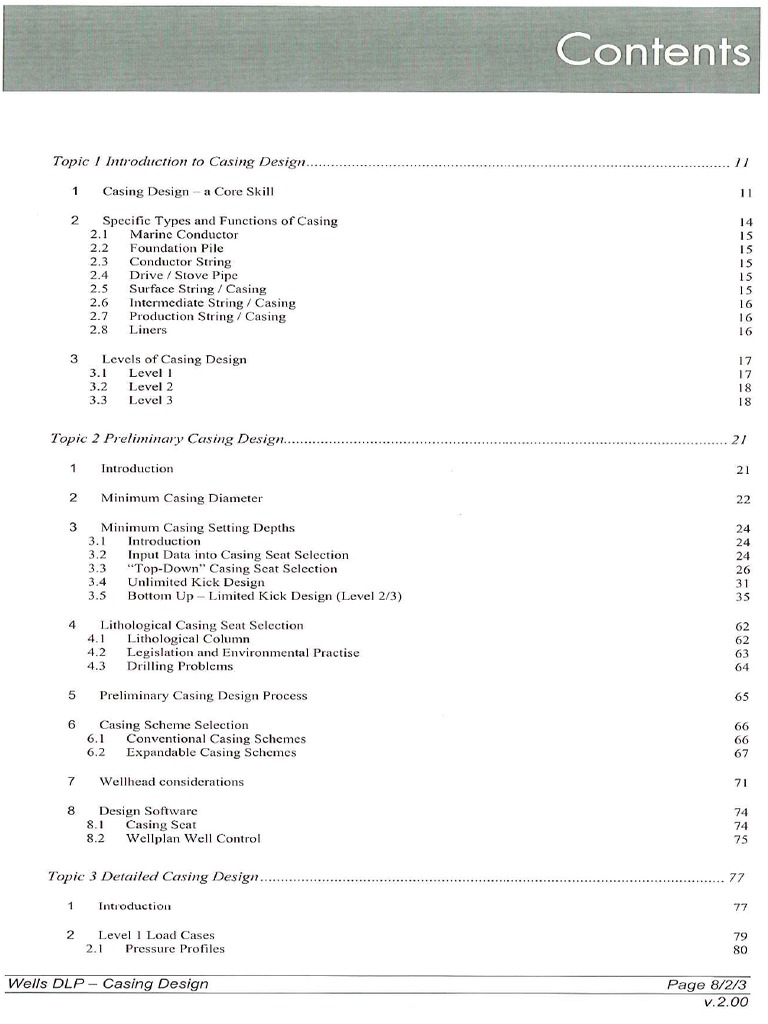 08.02. Casing Design | PDF