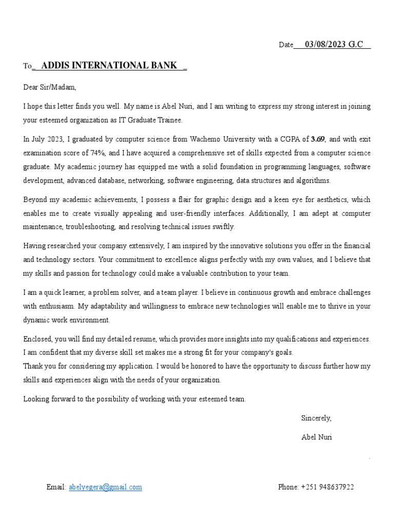 Abel Nuri For Addis International Bank | PDF | Computer Science | Computer Programming