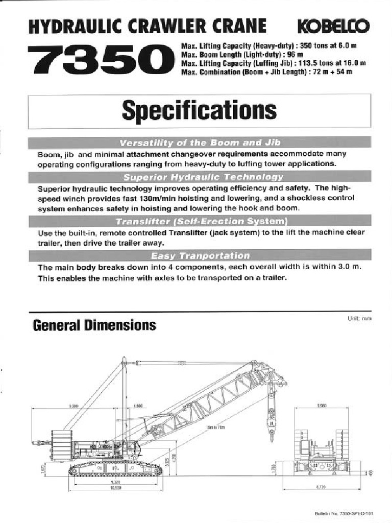 350T Crane | PDF