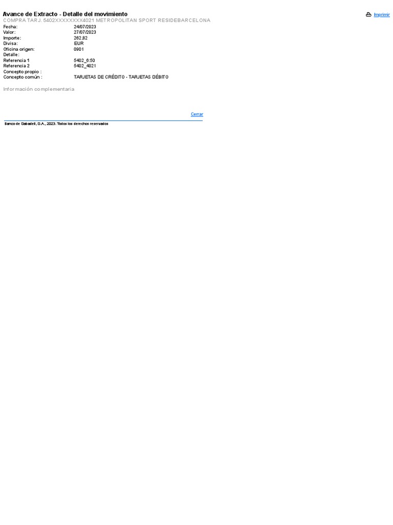 Metropolitan | PDF | Finanzas y dinero