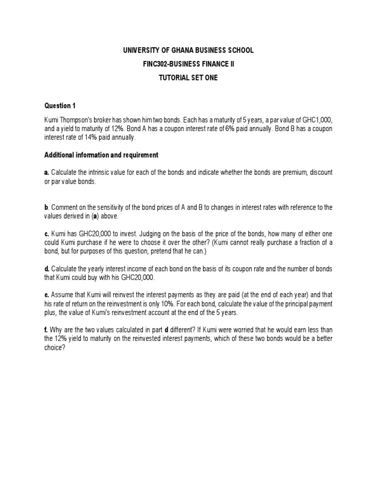 Finc302-2022-2023-Set 1 | PDF | Business | Law