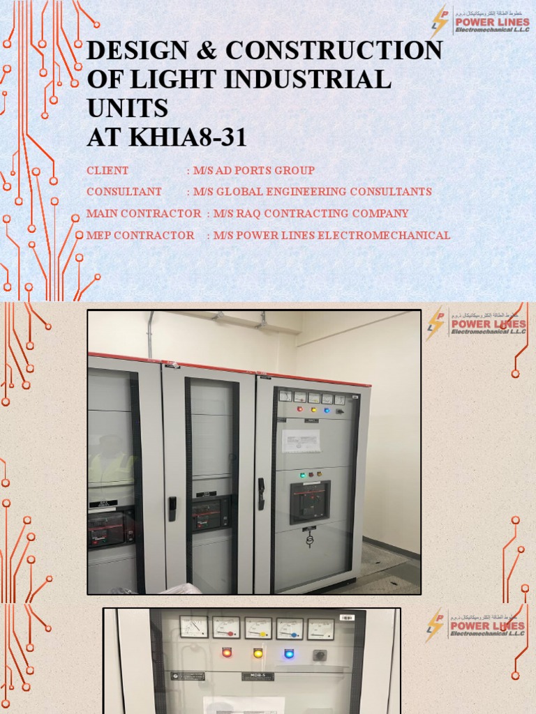 Design & Construction of Light Industrial Units AT KHIA8-31 | PDF ...