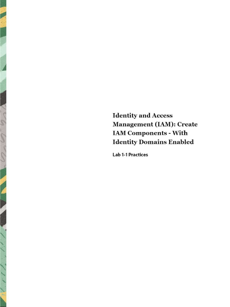 Oci Lab1 Training | PDF