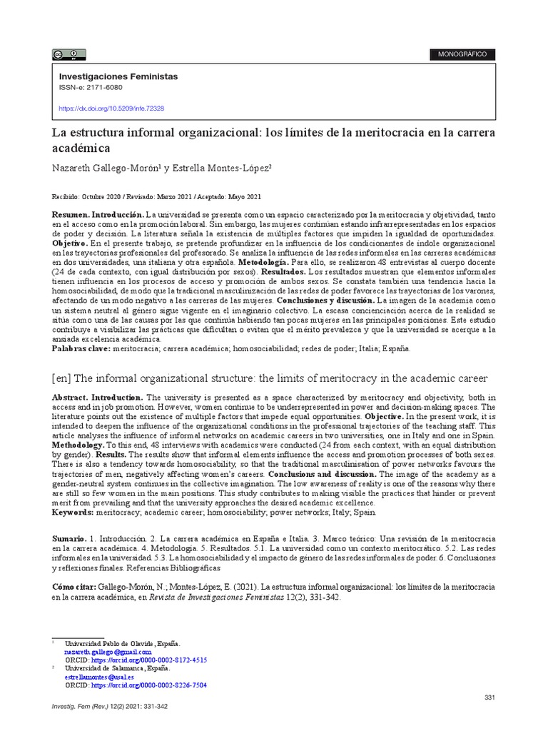 La - Estructura - Informal - Organizacional - Lo | PDF | Maestros ...