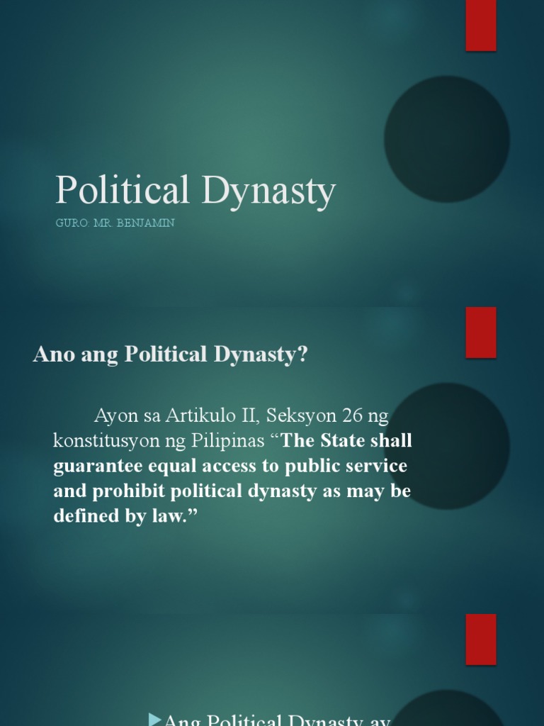 AP 10 - Political Dynasty | PDF