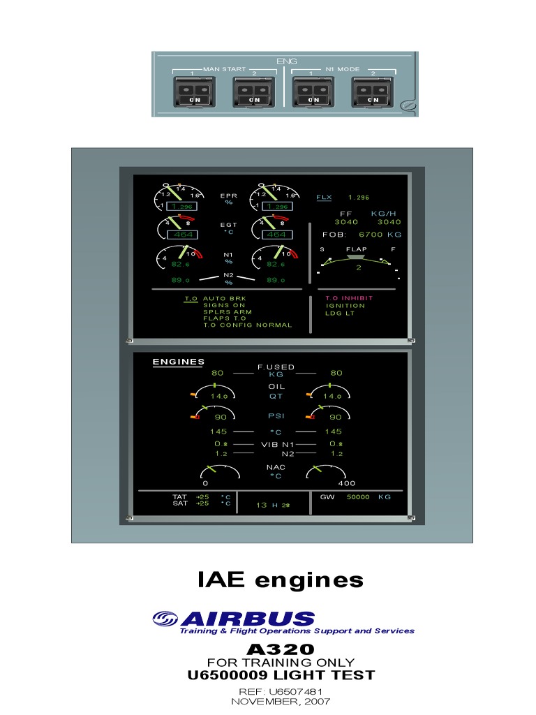 IAE Engine Training Operations Guide | PDF