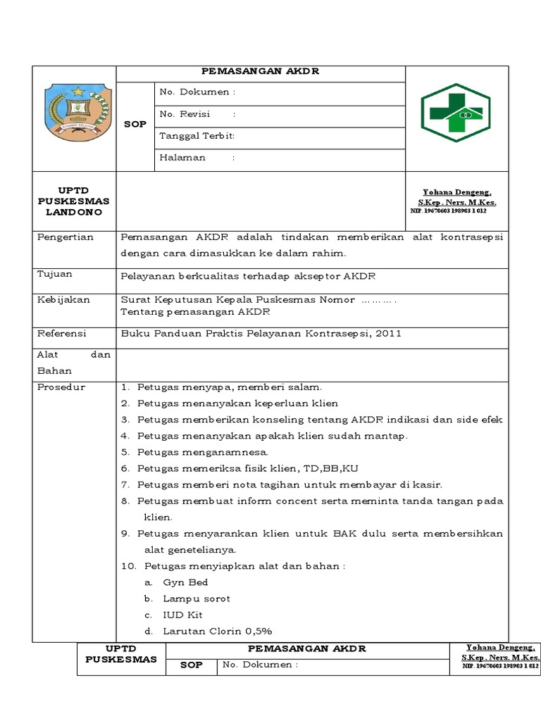 Pemasangan Akdr | PDF