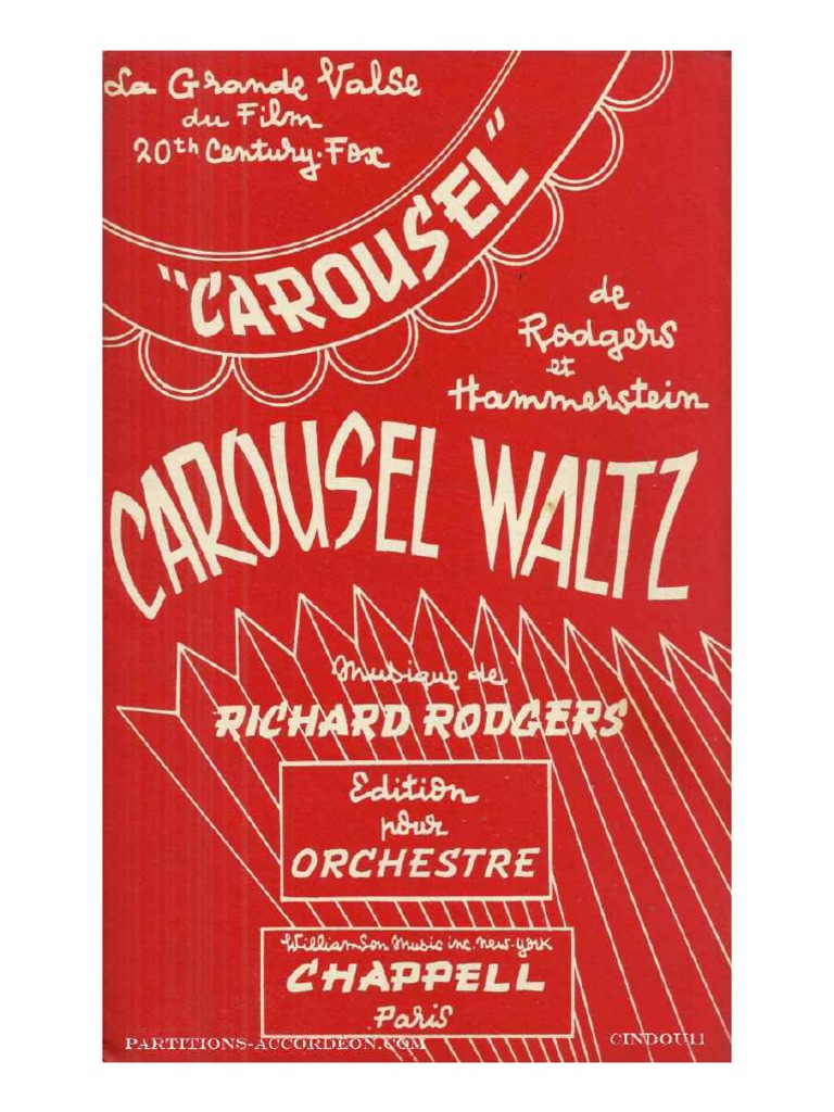 Carousel Waltz (Valse Du Film - Carousel) (Orchestration Complète) | PDF