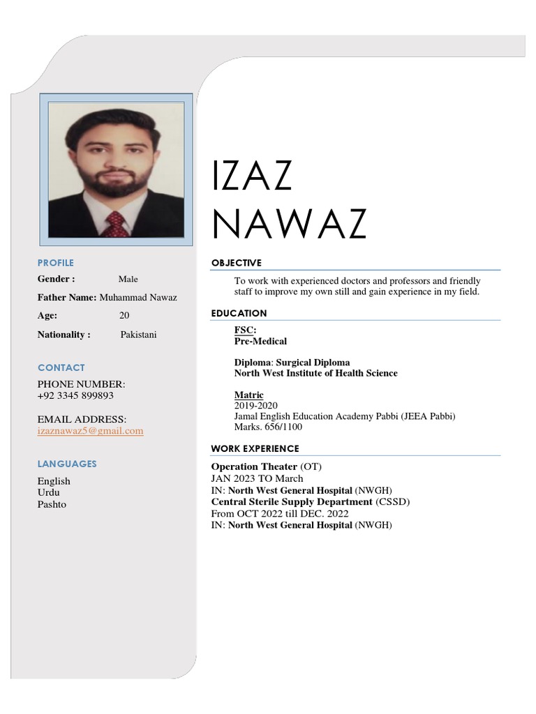 Izaz CV | PDF