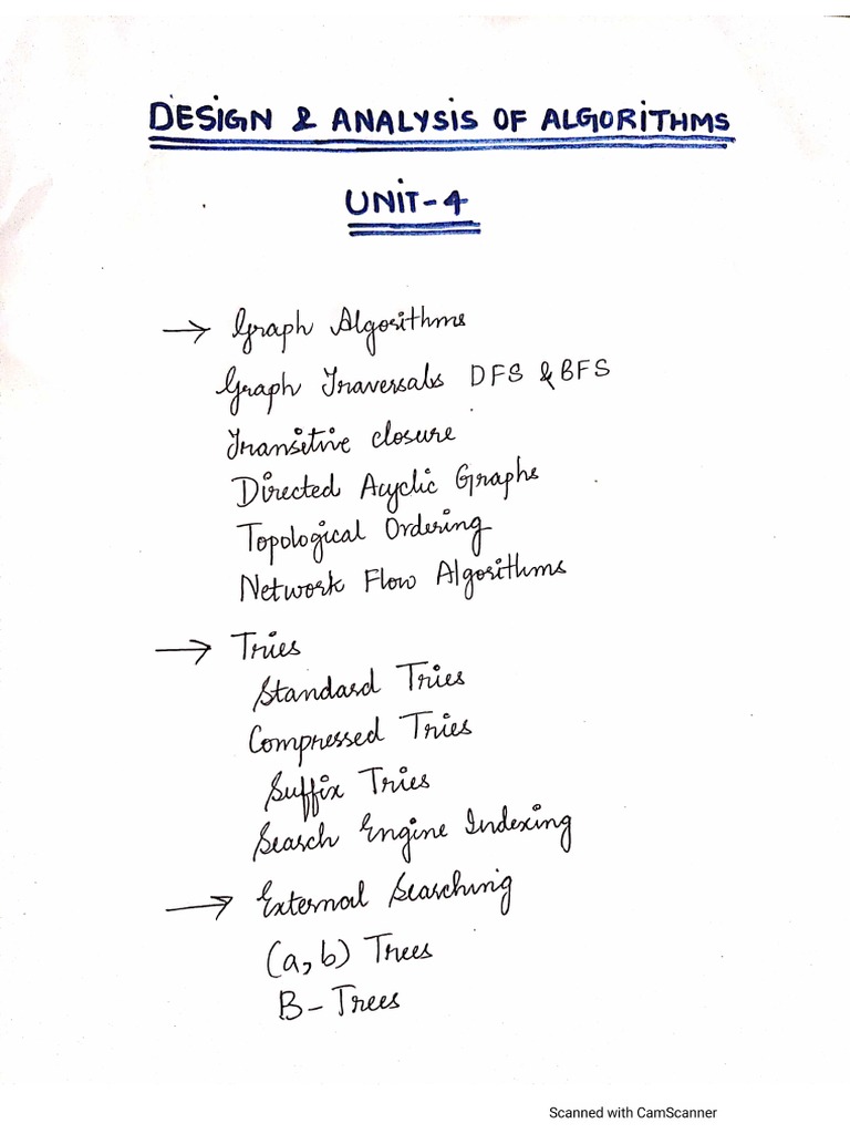 DAA Unit-4 Notes | PDF