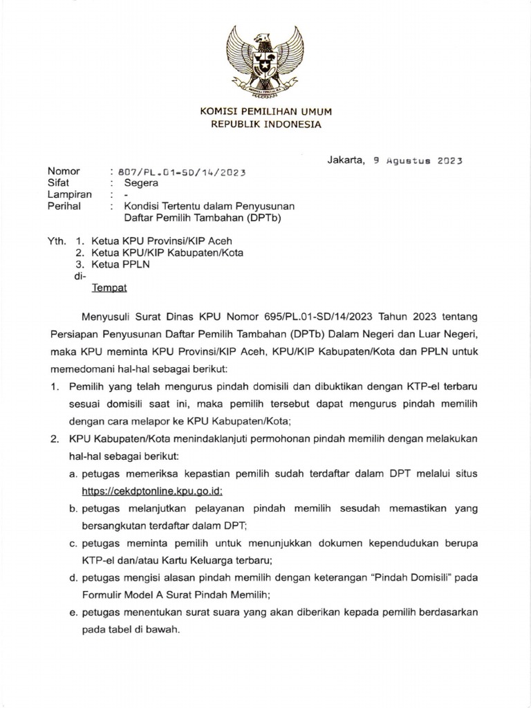 807_kondisi Tertentu Dalam Penyusunan DPTb | PDF