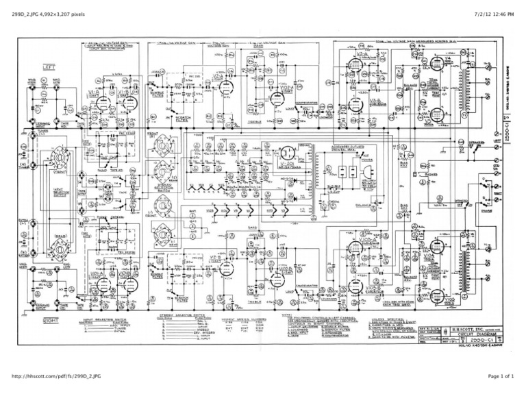 HH Scott 299 D Schemtic | PDF