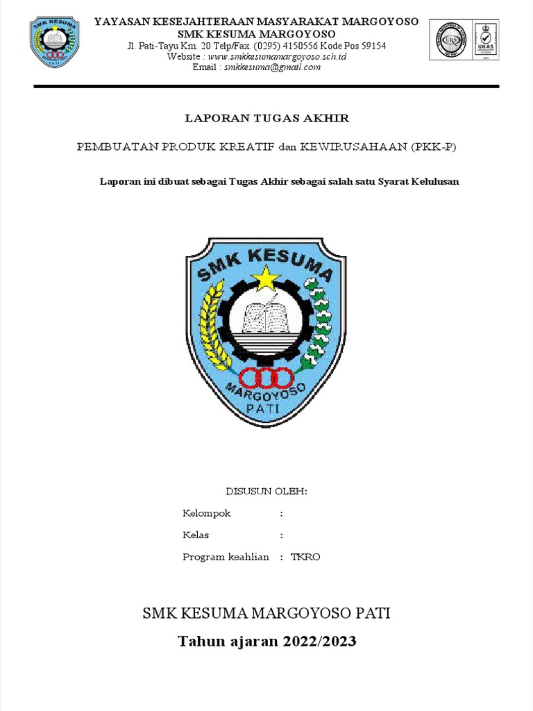 Contoh Laporan TA | PDF