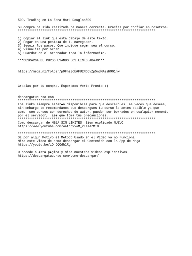 Trading En La Zona Mark Douglas Eger34 Qvyjae Pdf