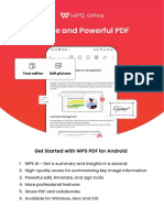 WPS PDF Quick Start Guide | PDF | Computer File | Application Software