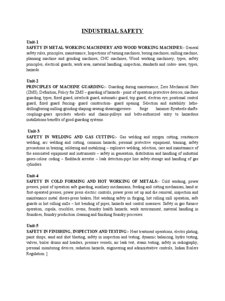 Industrial Safety | PDF | Welding | Construction