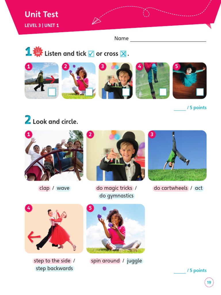 English Code BrE L3 Unit Test U1 | PDF