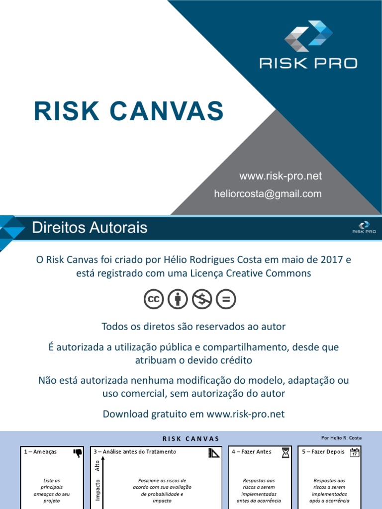 PT - Risk Canvas Helio Costa | PDF