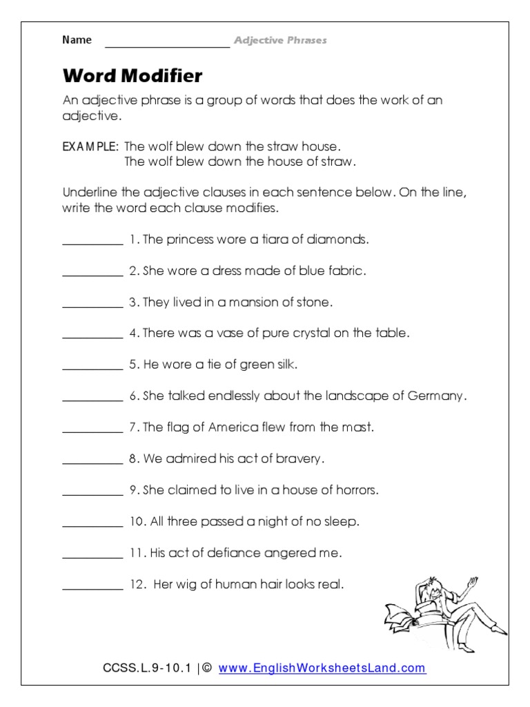Adjective Phrases - Word Modifiers | PDF