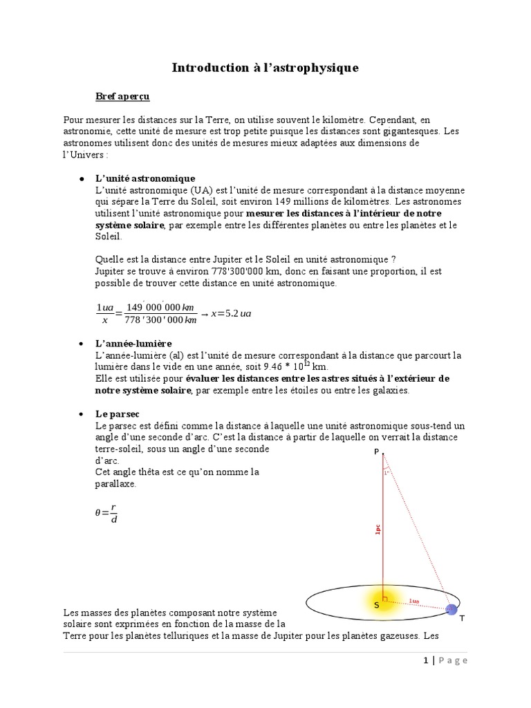 Introduction À L'astrophysique | PDF | Étoiles | Soleil